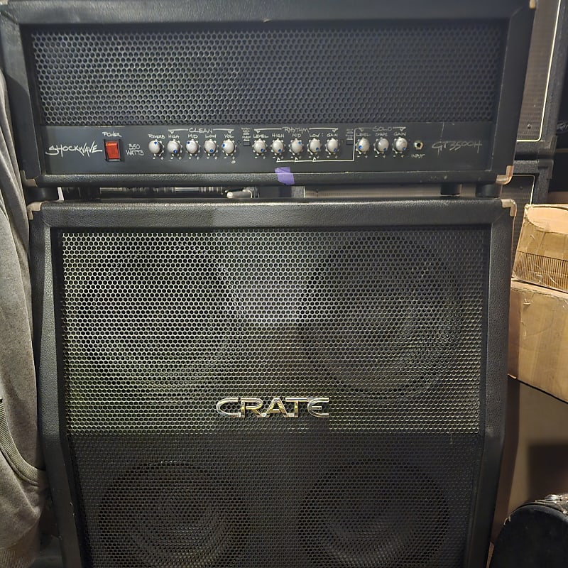 CRATE Shockwave half-stack-Black | Reverb