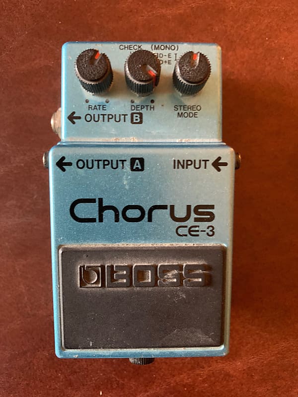Boss CE-3 Chorus Pedal Green Label 1986 | Reverb