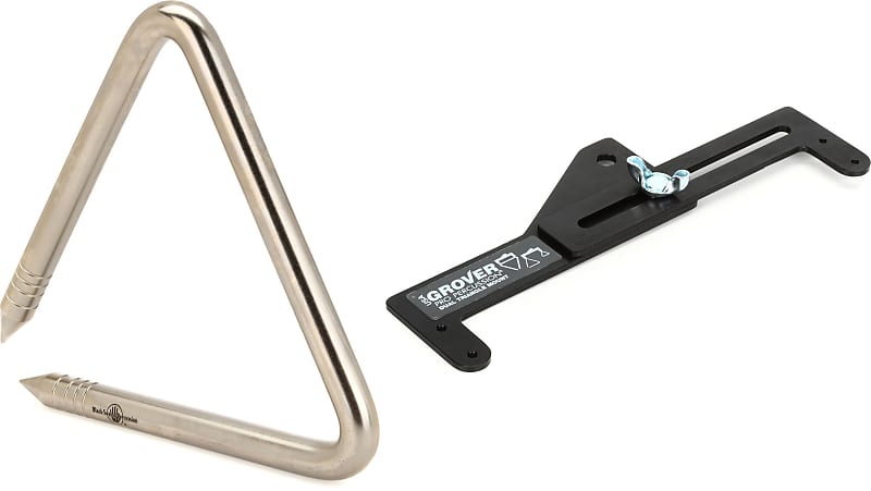 Black Swamp Percussion Artisan Steel Triangle - 6-inch Bundle | Reverb