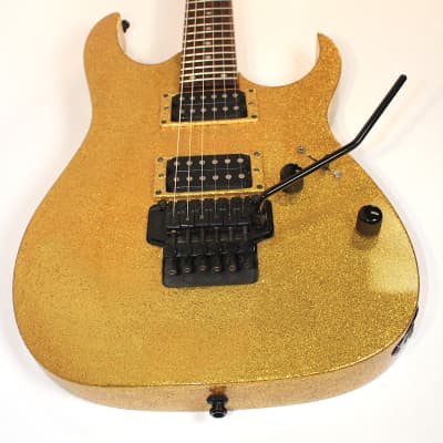 Custom Ibanez RG220B Standard • 1998 • Insane AF Gold Sparkle | Reverb