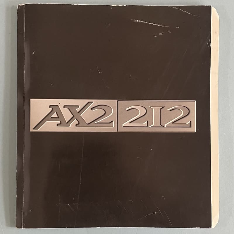 Line 6 AX2 212 Vintage User Guide Manual! P273 | Reverb