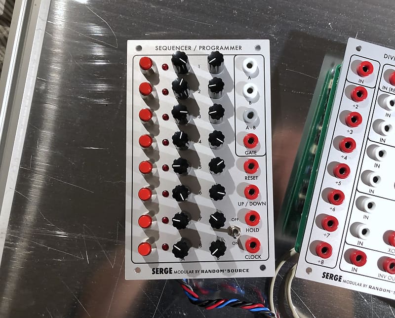 Random Source SERGE Sequencer / Programmer 8 - 4U modular | Reverb
