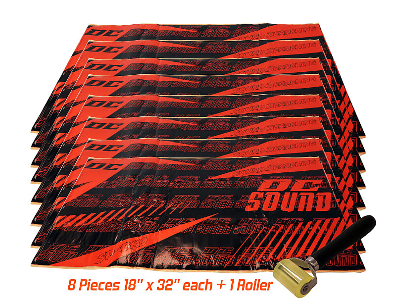 DC Sound SP-BK8 8 Sheets 18" x 32" Sound Deadening Noise | Reverb