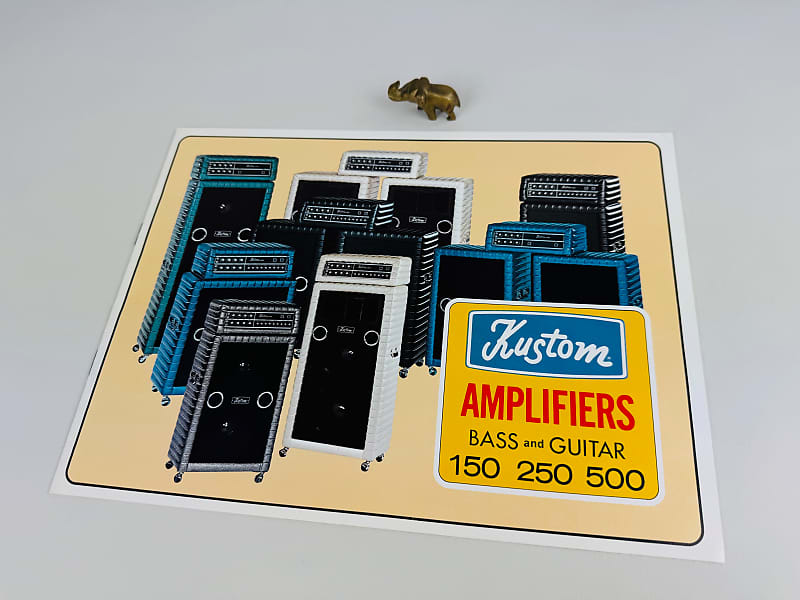 Kustom Amplifiers Catalog 1971 | Reverb