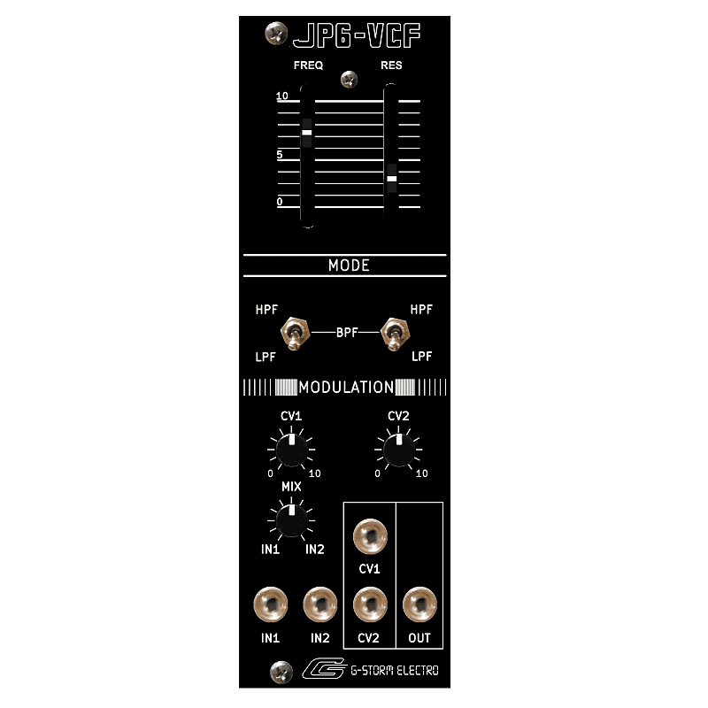 G-Storm Electro JP6-VCF Eurorack Module Roland Jupiter-6 | Reverb UK