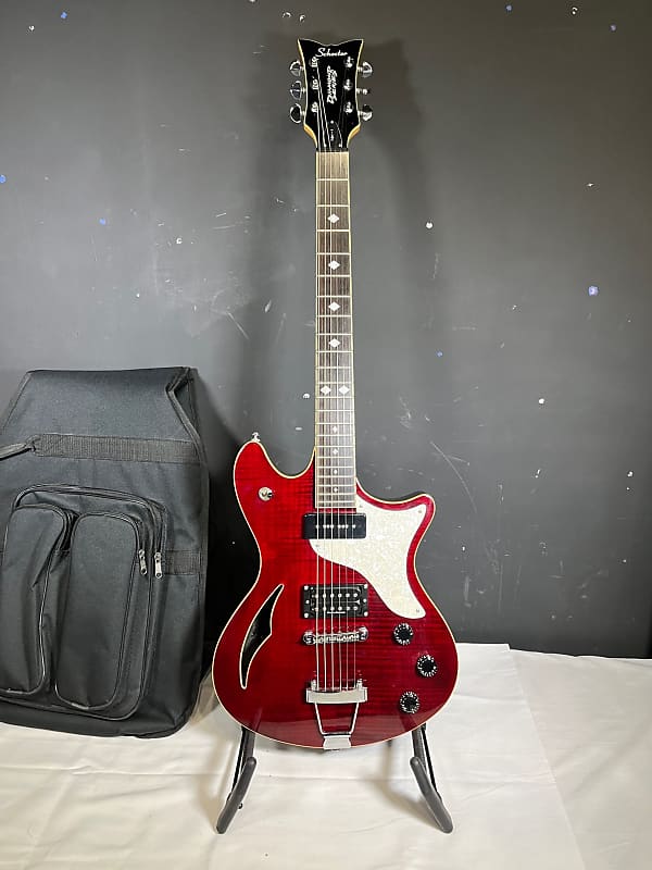 Schecter TSH-1 Diamond Series Semi Hollow Body electric | Reverb