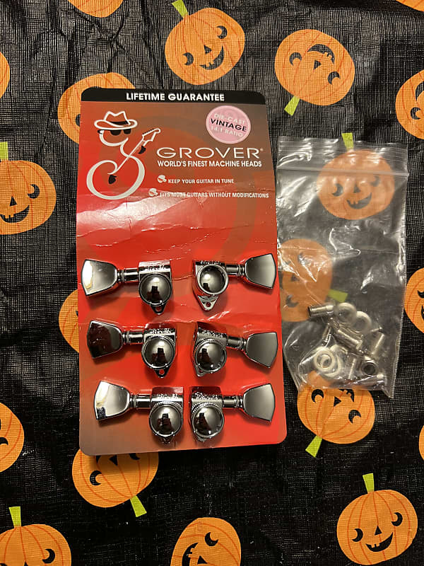 Grover Locking Tuners 3x3 Chrome | Reverb