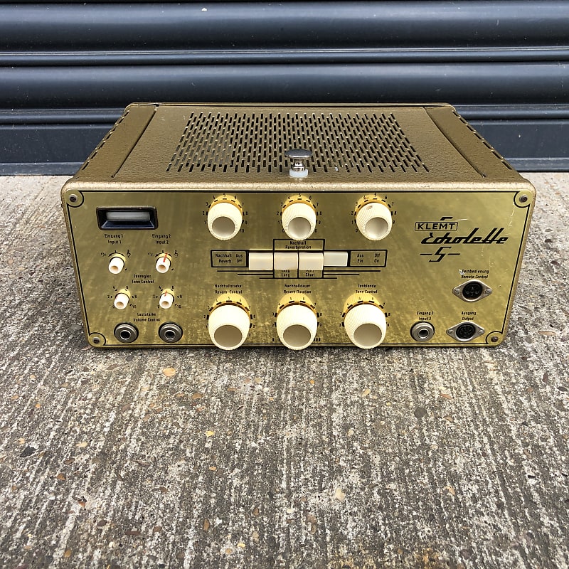 Klempt Echolette Tape Echo 1960s - Gold | Reverb