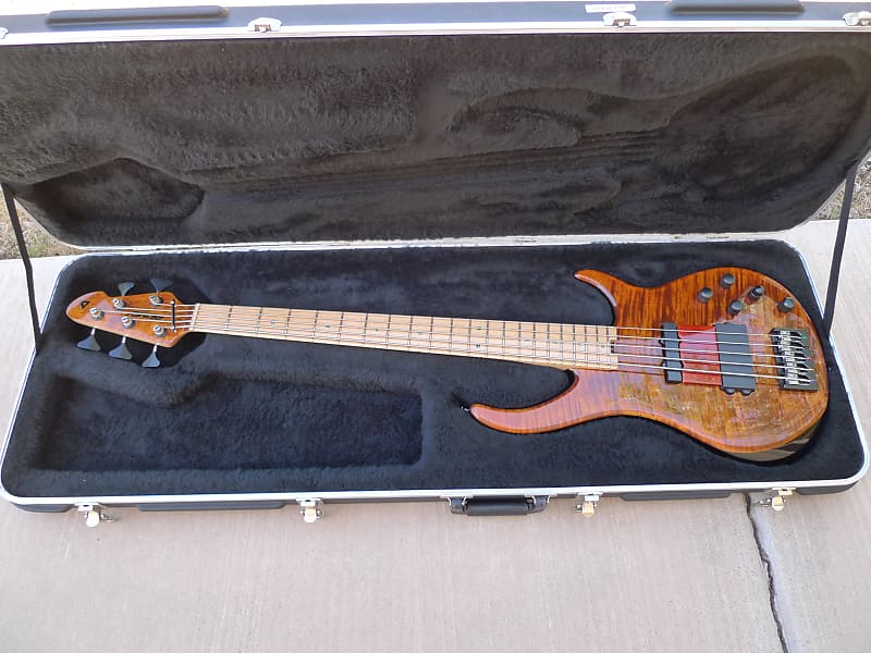 Peavey Millennium Plus 5 String Bass Tiger Eye Flame Maple | Reverb