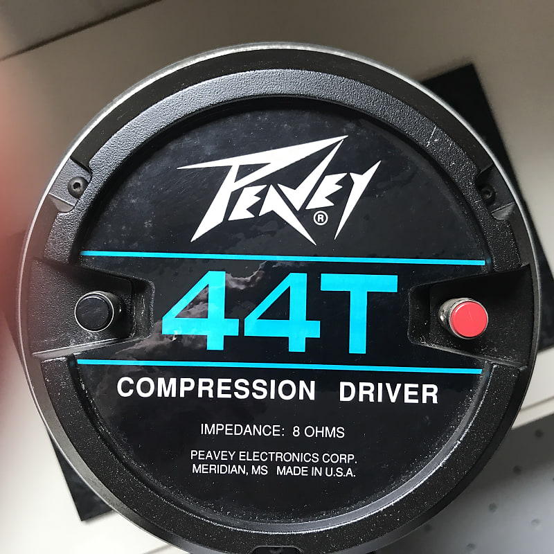 Peavey 44T compression driver pair w/CH-5 horns | Reverb