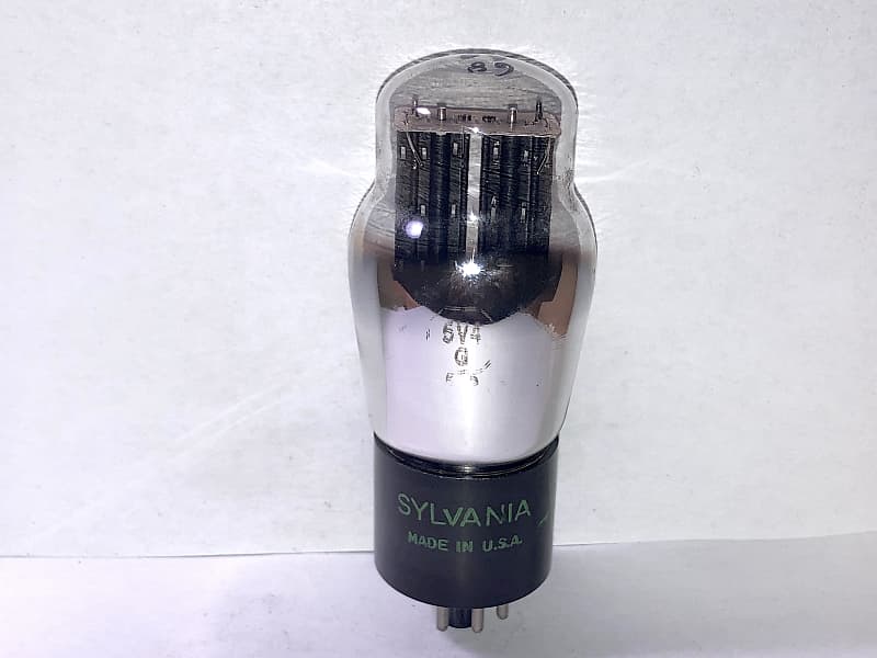 1950 Sylvania 5V4G GZ32 Rectifier Tube, NOS Testing | Reverb