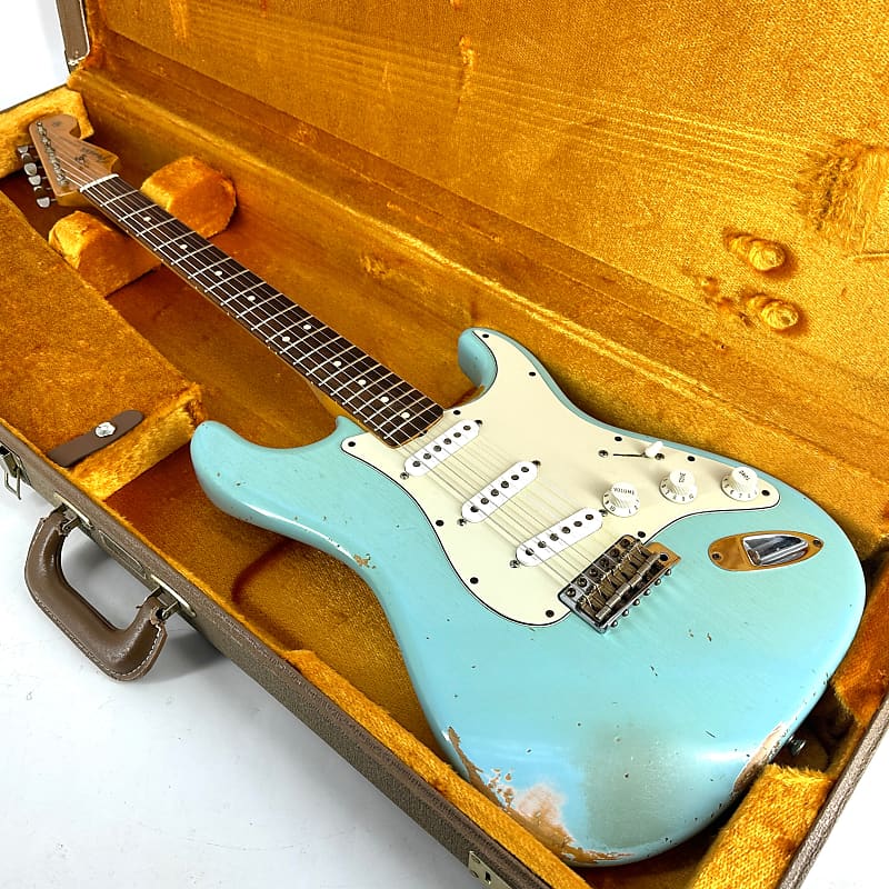 2013 Fender Custom Shop ’63 Heavy Relic Stratocaster – Daphne | Reverb