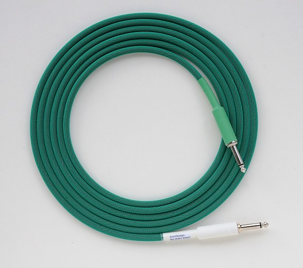 12ft. Instrument Cable, Silent Tip, Green TFlex- NEW | Reverb