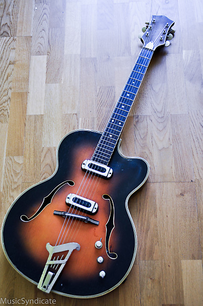 MUSIMA 60s SN#00022 Sunburst Vintage Rare Archtop HollowBody | Reverb