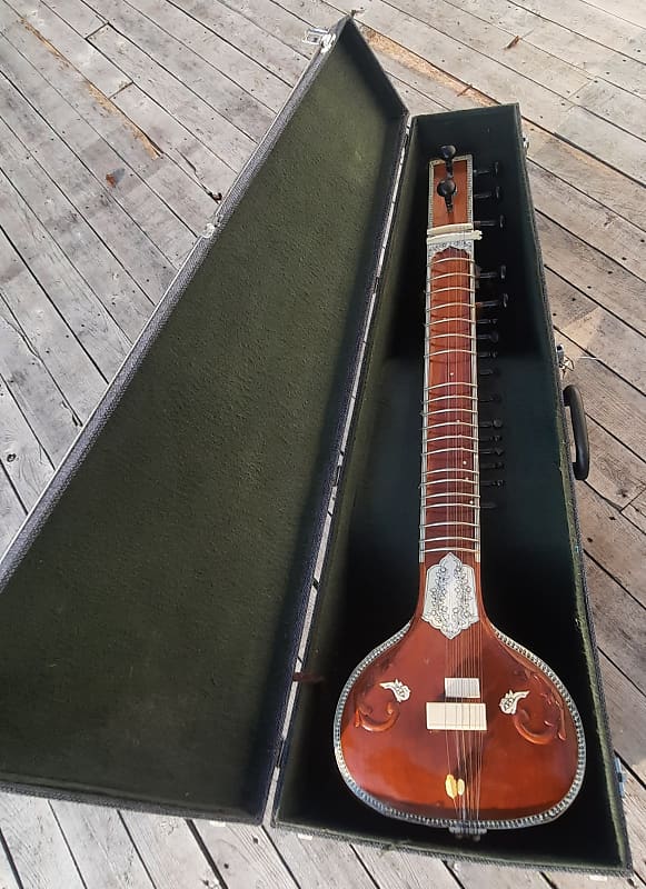 Traditional Indian Concert Sitar (Left Handed) | Reverb