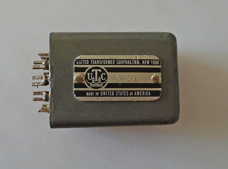 1950s UTC A 11 Input Transformer For Tube Pre Amp or Direct | Reverb
