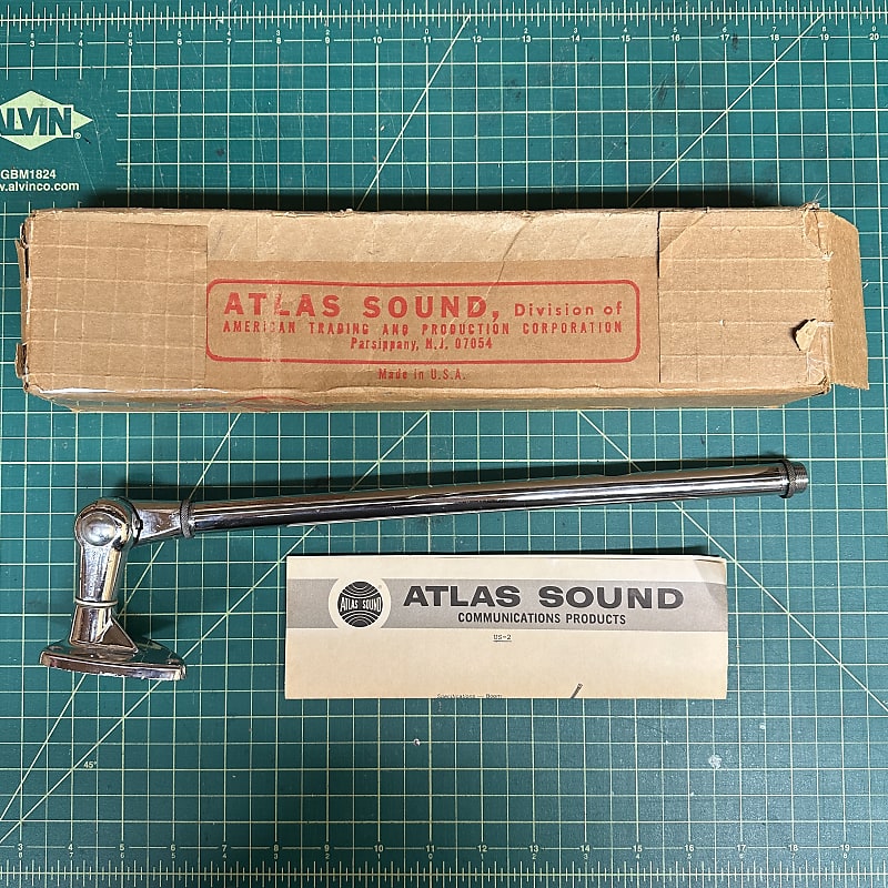 Vintage NOS Atlas US-2 Microphone Swivel-Mount | Reverb