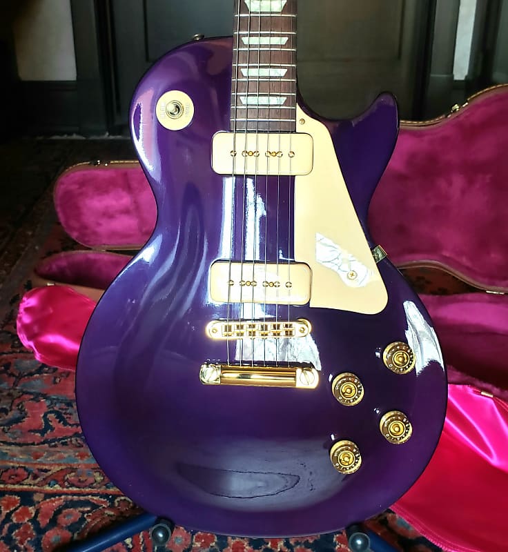 Gibson Les Paul Studio Gem Amethyst 1997 Purple Magenta | Reverb