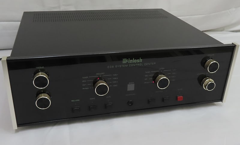 McIntosh C38 2 Channel Control Center - Preamplifier - Stereo | Reverb