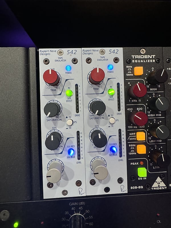 Pair Rupert Neve Designs Portico 542 500 Series Tape Emulator | Reverb