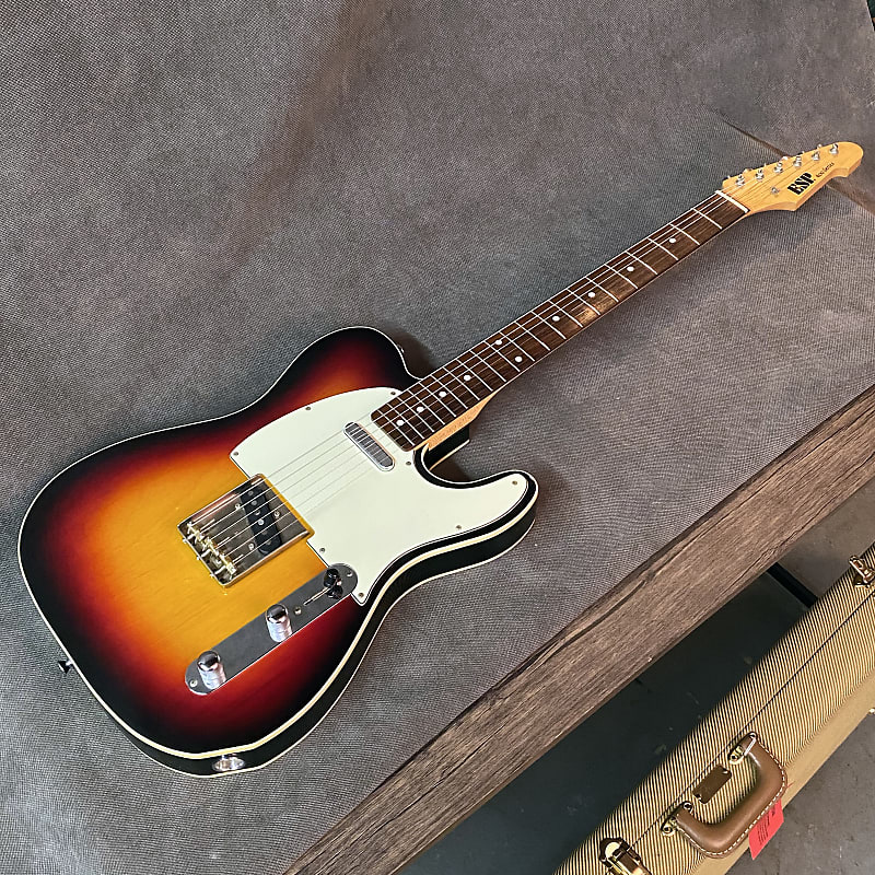 ESP 400 Series Tele style 3 Tone Burst, double bound, with | Reverb