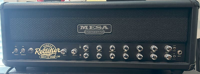 Mesa Single Rectifier Rect-o-Verb 2-Channel 50 - Black | Reverb