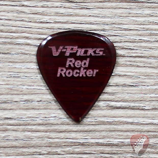 V-Picks Red Rocker Custom Guitar Pick 1.00mm | Reverb