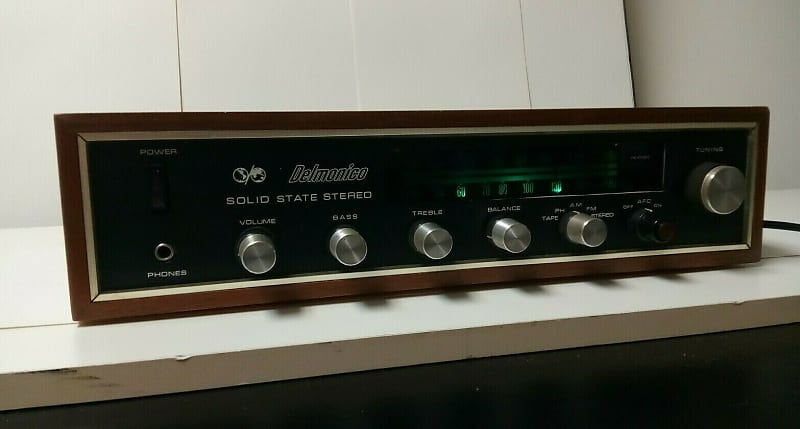 Vintage Delmonico Model 16TS225 OW Solid State Stereo | Reverb