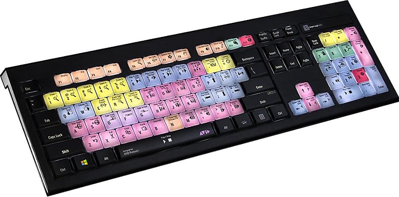 Logickeyboard ASTRA2 Backlit Keyboard for Avid Pro Tools - PC | Reverb