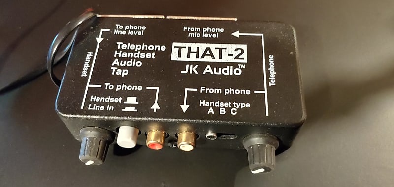 JK Audio THAT-2 Telephone Handset Audio Tap | Reverb