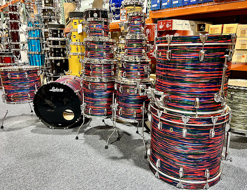 Ludwig Classic Maple Shell Kit Custom Color - Candy Oyster - | Reverb