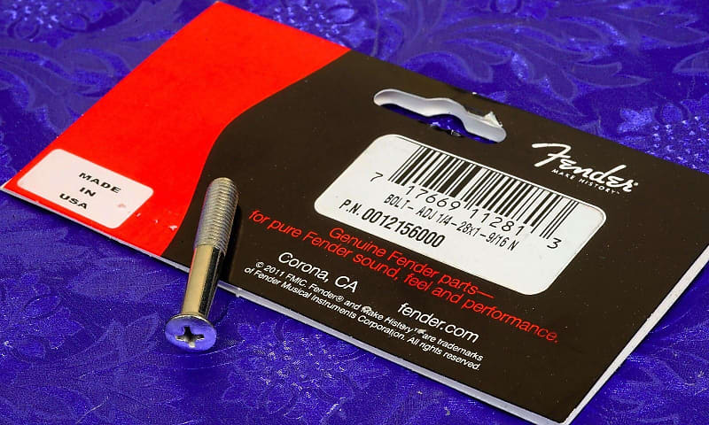 Fender Machine Screw For 3 Bolt Micro-Tilt Guitar And Bass | Reverb