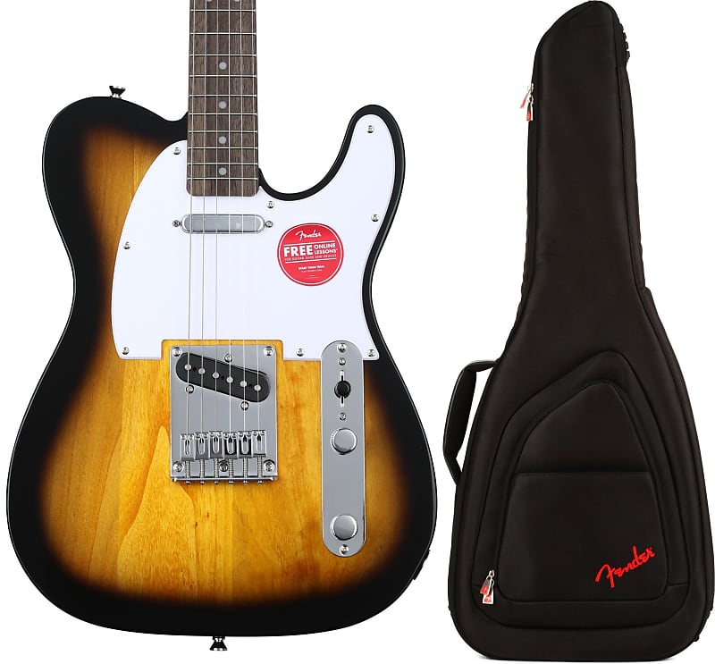 Squier Bullet Telecaster Electric Guitar - Brown Sunburst | Reverb
