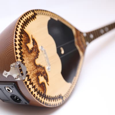 Electric Chromatic Cifteli Elektrike. Customized Pro Albanian | Reverb