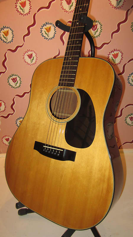 Takamine G 330 Dreadnought Acoustic 1980s - Natural | Reverb