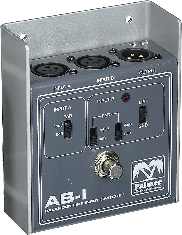 Palmer PEABI/ABI Passive Balanced Line Input Switcher 2to1 | Reverb