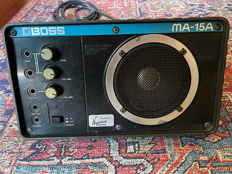 Boss MA-15A 1980's - Black | Reverb