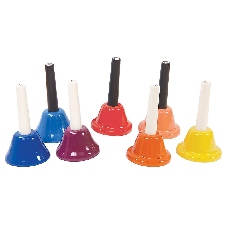 Boomwhackers 7 Note Expanded Range Chroma-Notes Hand Bells | Reverb