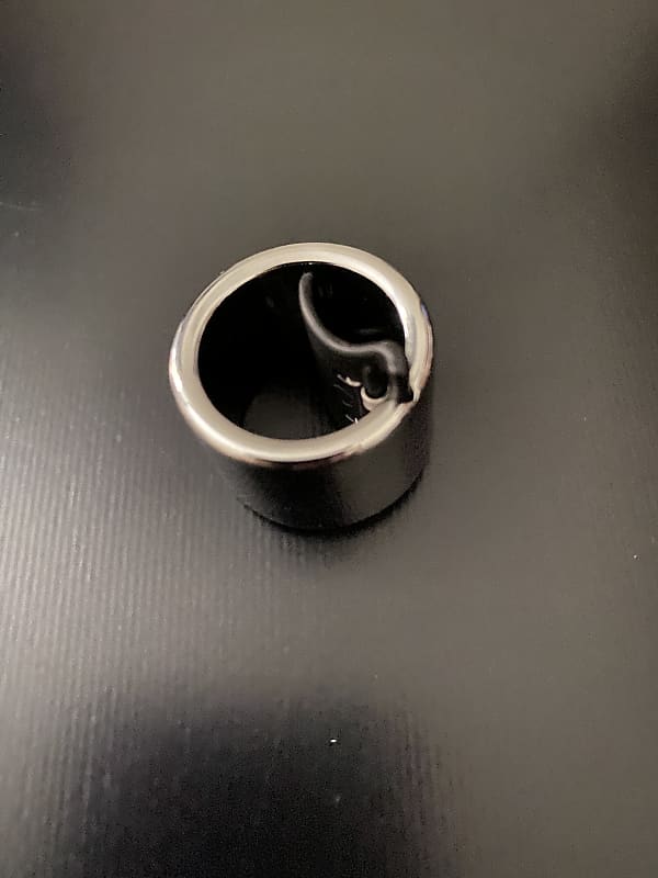 Black Mountain Guitar Slide Ring with Black Arm | Reverb