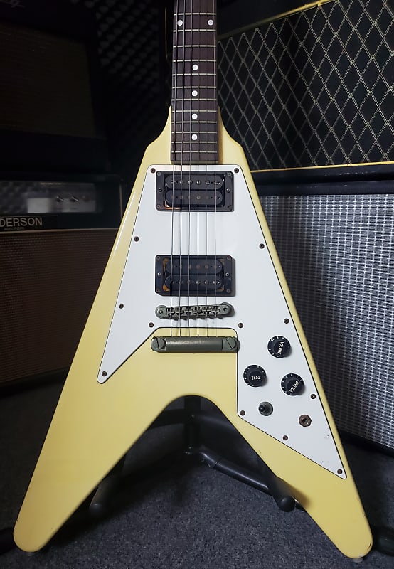 Greco FV60 Super Real 1983 - 6.6lbs White | Reverb