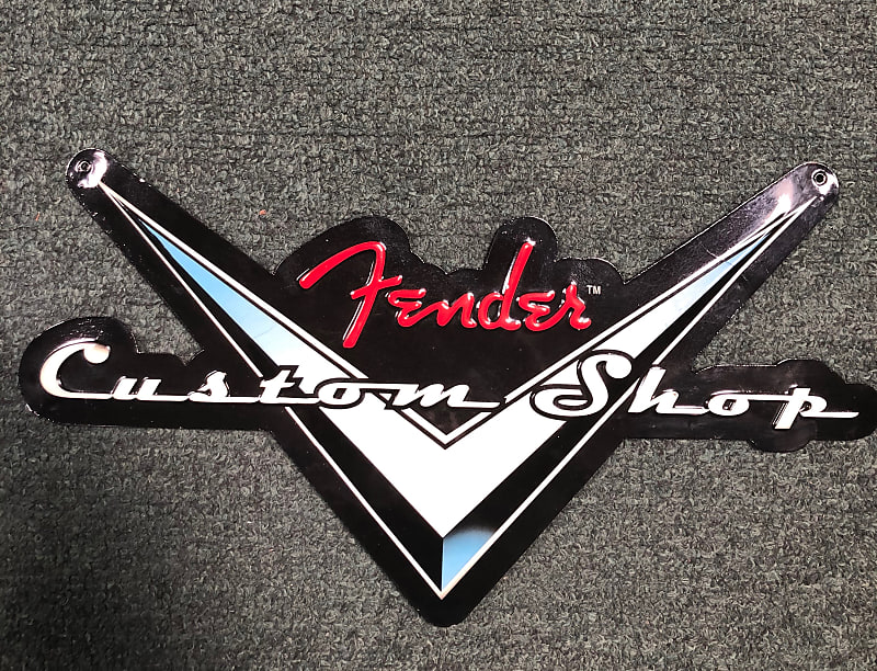 Fender Custom Shop Sign | Reverb