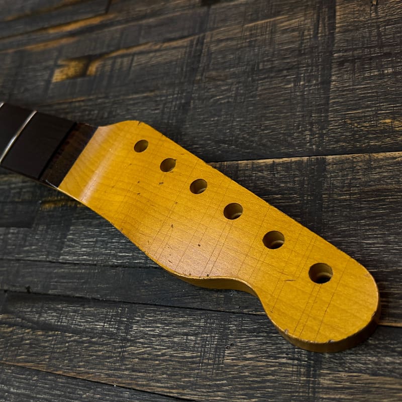 Aged Allparts Tele Neck Nitro Relic Rolled | Reverb Deutschland