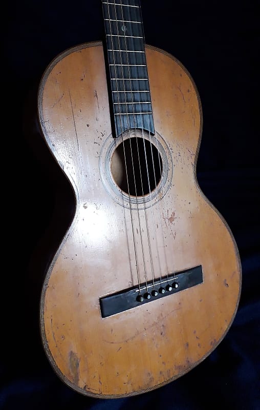 European parlor guitar 1900 | Reverb