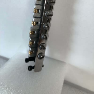 Winfield Roller Bridge for Rickenbacker Current - Chrome | Reverb