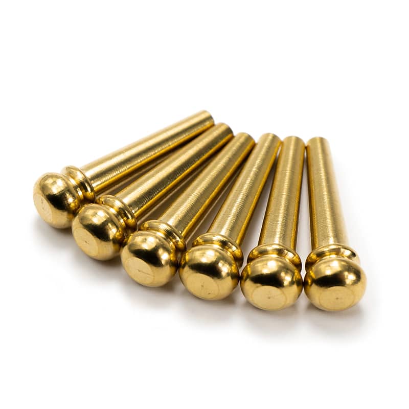 Brass Bridge Pins x6 | Reverb