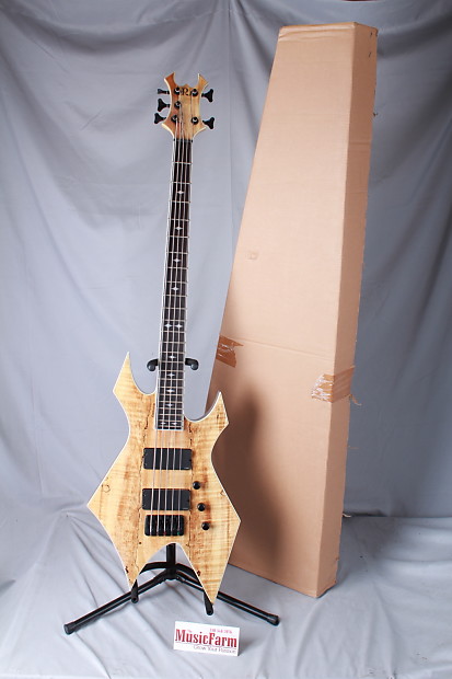 BC Rich Paolo Signature Warlock 5 String Electric Bass Guitar | Reverb