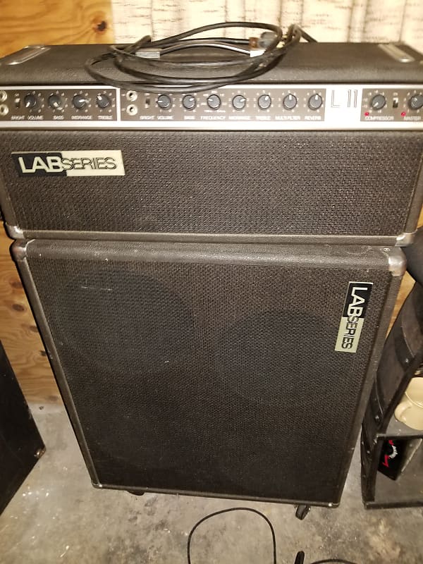 Lab L11 Amplifier w 2 313A Cabinets 70's black | Reverb