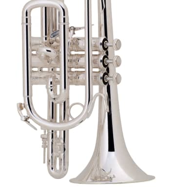 Besson BE2028 Prestige Series Bb Cornet Silver | Reverb