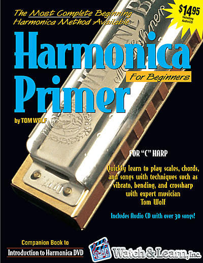 Beginning Harmonica Harp Book CD Instruction Lessons Watch | Reverb