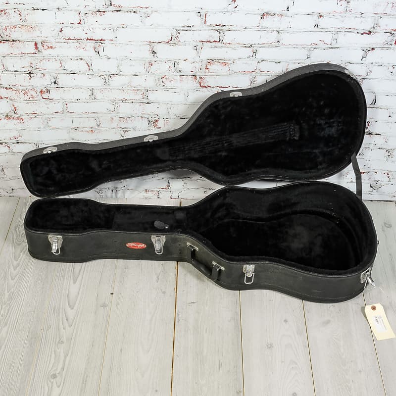Stagg - Dreadnought Acoustic Hardshell Case - Black (USED) | Reverb